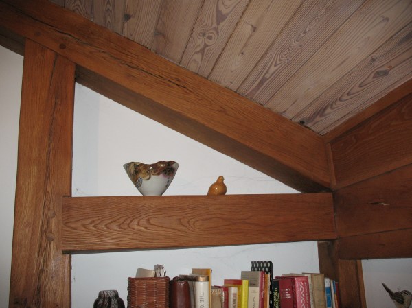 Timber frame Joinery in my house. | Jimwallacewoodturning.com